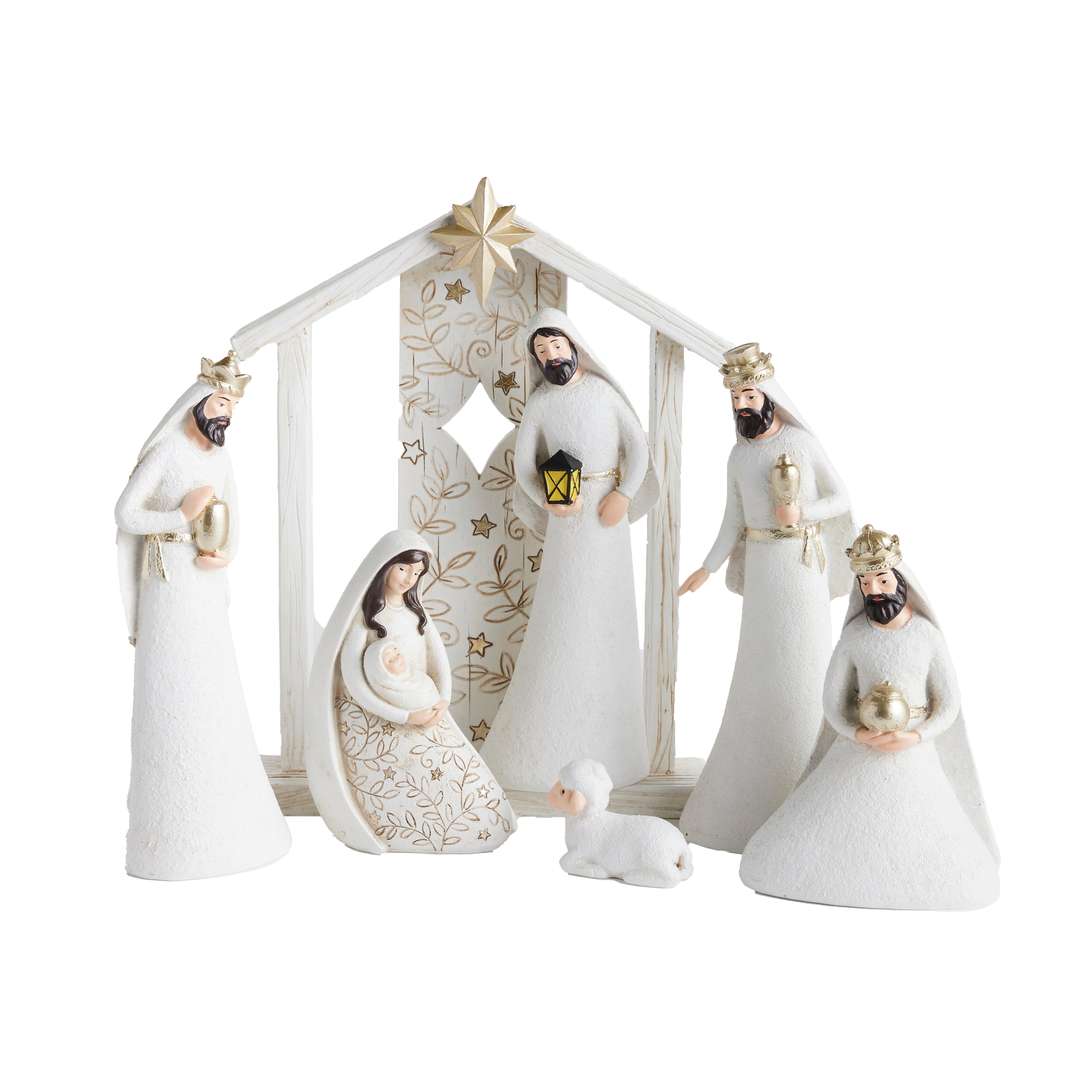 Because of Bethlehem Resin Nativity Set – The Nativity Market