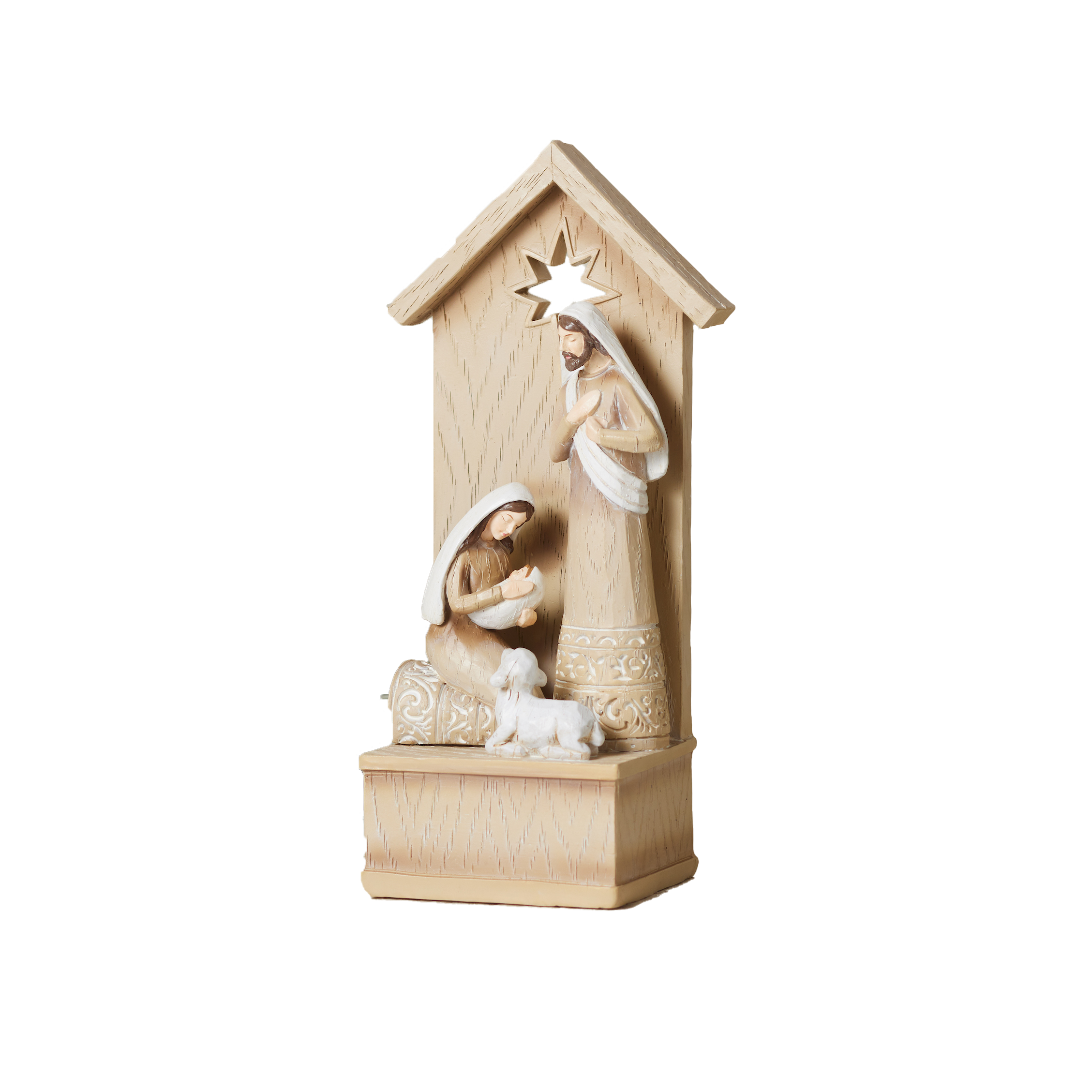 Sleep in Heavenly Peace Resin Nativity Music Box – The Nativity Market